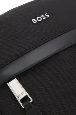BOSS Reporter Bag With Leather Trims