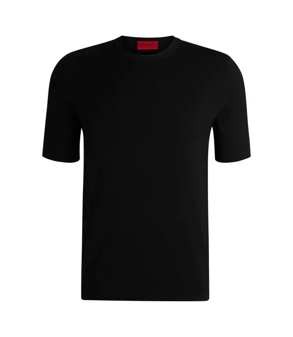 Hugo Regular Fit Knit Sweater - Black