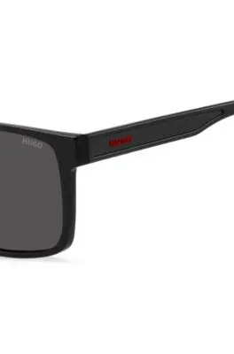 Hugo Eyewear X Vcarb Black Acetate Sunglasses