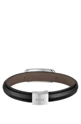 BOSS Branded Metallic Link Cuff