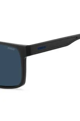 Hugo Acetate Sunglasses With Logo Trims