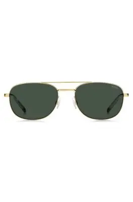Hugo Gold-tone Sunglasses