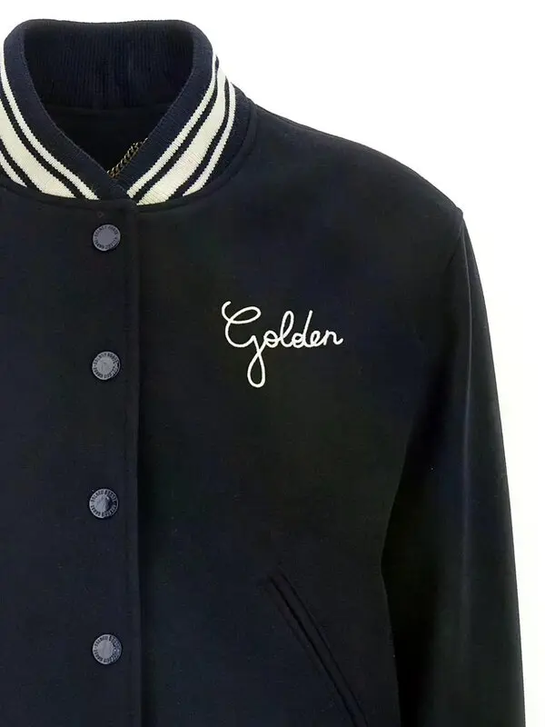 GOLDEN GOOSE Dirce Logo-embroidered Bomber Jacket