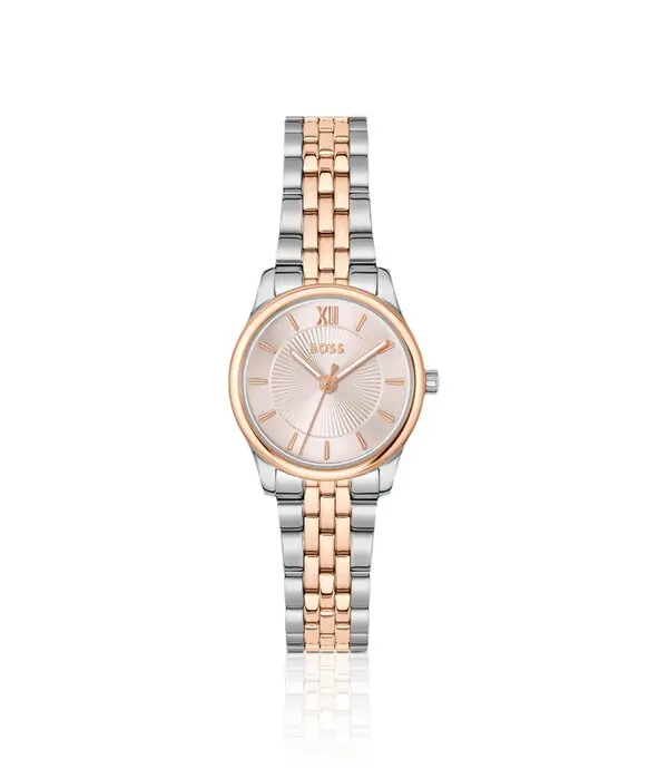 BOSS Graceful Two-tone Watch With Sunburst-patterned Dial - Assorted Pre Pack