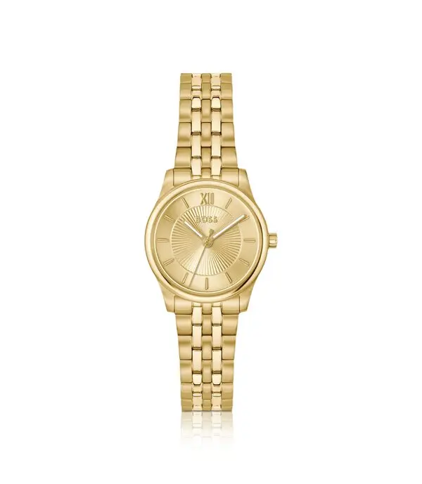 BOSS Gold-tone Watch With Sunburst Dial - Assorted Pre Pack