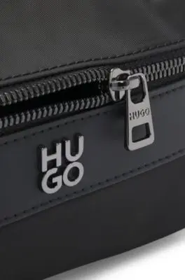 Hugo Twill Crossbody Bag With Logo