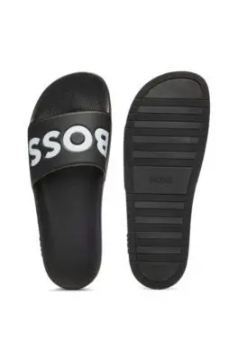 BOSS Logo Slides - Black
