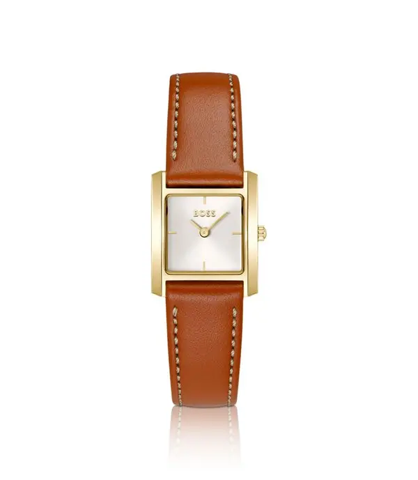 BOSS Leather-strap Watch With Square Case - Assorted Pre Pack