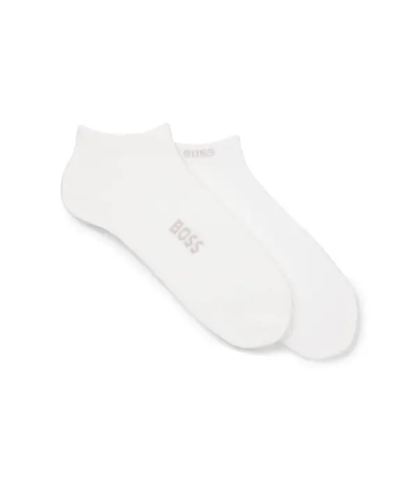 BOSS Two-pack Of Ankle Socks - White