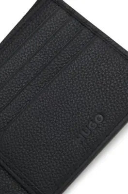 Hugo Leather Billfold Wallet With Stacked-logo Trim