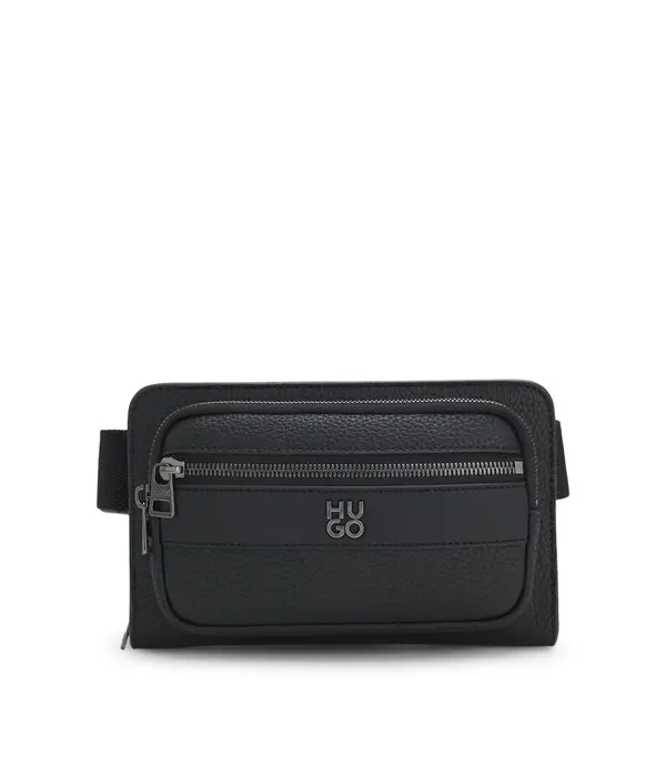 Hugo Grained Belt Bag With Logo