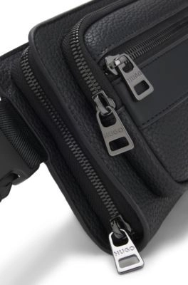Hugo Grained Belt Bag With Logo