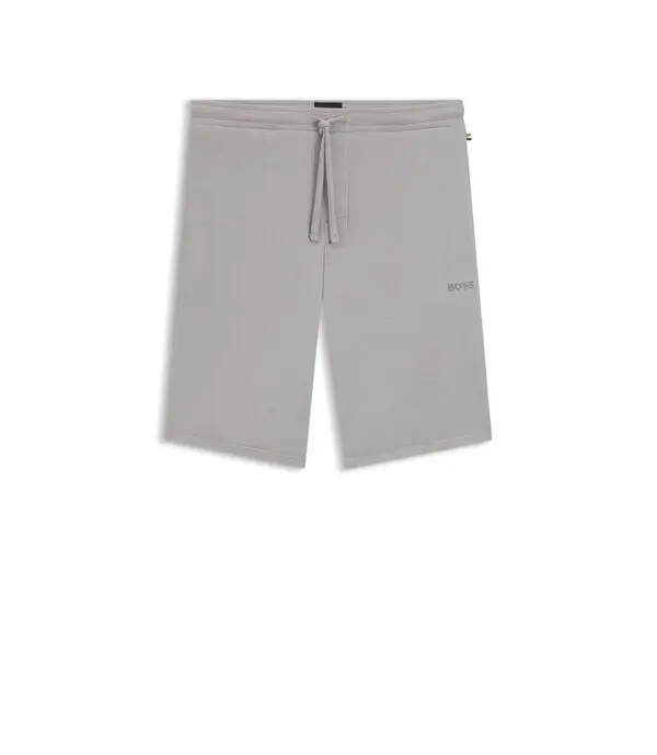 BOSS Stretch Jersey Pyjama Shorts - Light Grey