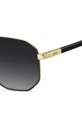 BOSS Gold-tone Sunglasses