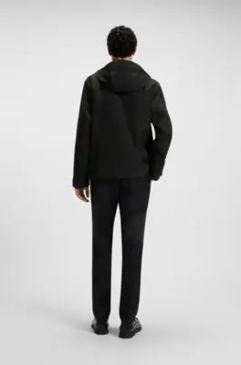 BOSS Mesh-lined Jacket With Water-repellent Finish
