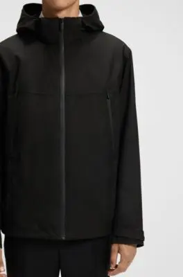 BOSS Mesh-lined Jacket With Water-repellent Finish