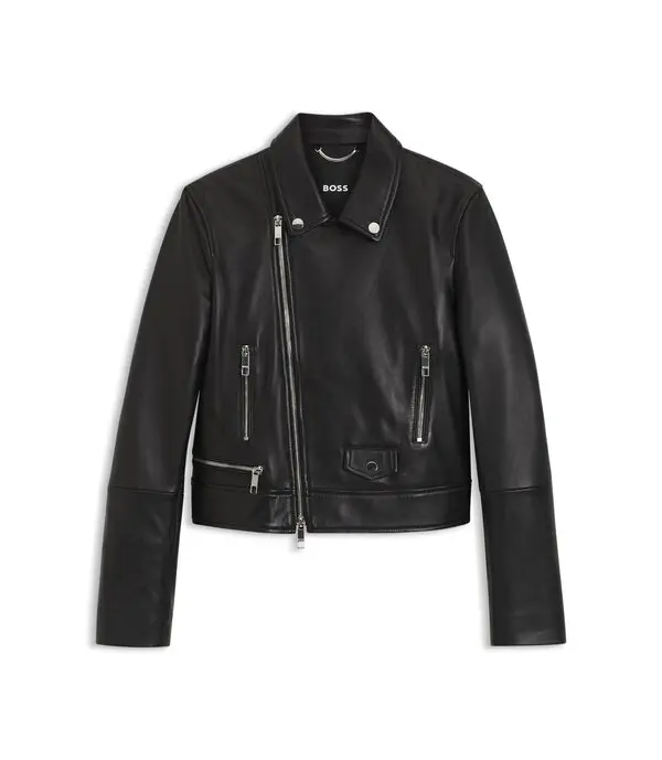 BOSS Leather Biker Jacket