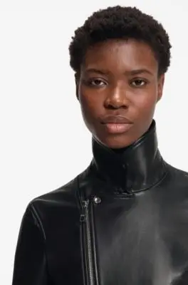 BOSS Leather Biker Jacket