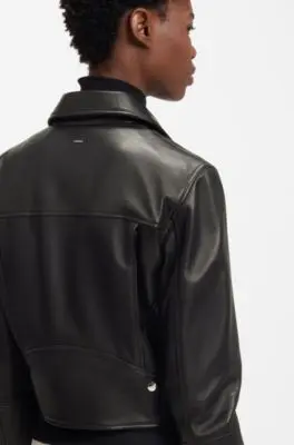 BOSS Leather Biker Jacket