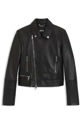 BOSS Leather Biker Jacket