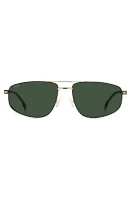 BOSS Double-bridge Sunglasses With Engraved Logo