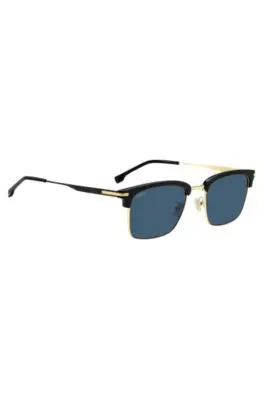 BOSS Sunglasses With Gold-tone Hardware
