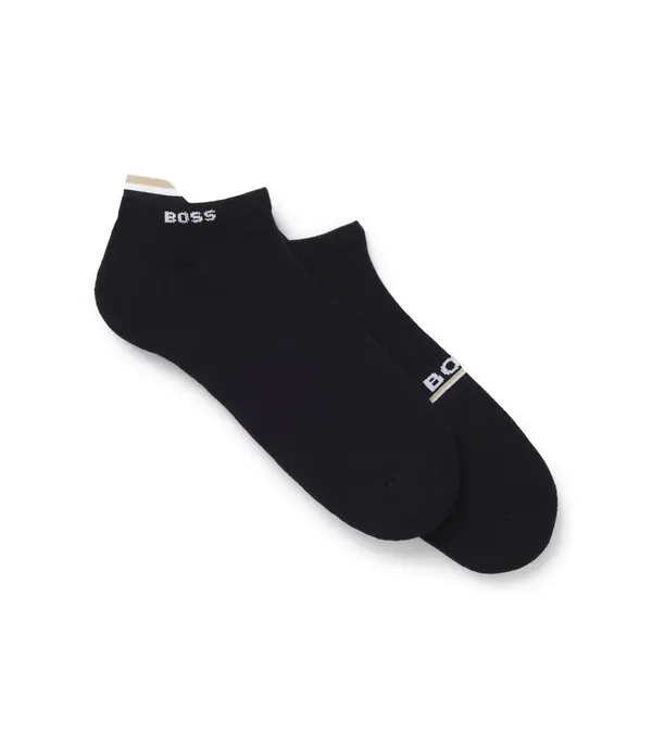 BOSS Two-pack Of Ankle Socks - Black
