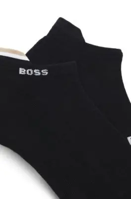 BOSS Two-pack Of Ankle Socks - Black