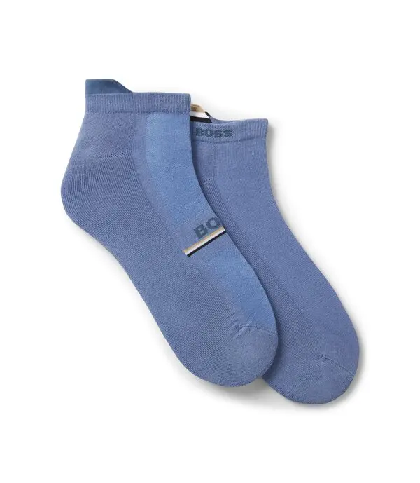 BOSS Two-pack Of Ankle Socks - Light Blue