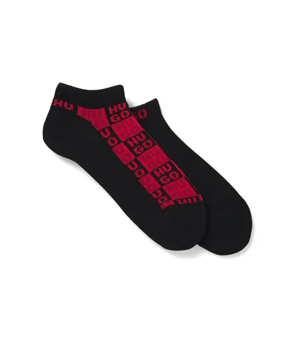 Hugo Ankle Length Socks Two-pack - Black