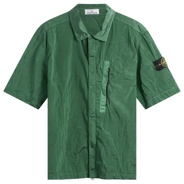 Stone Island Nylon Metal Short Sleeve Shirt