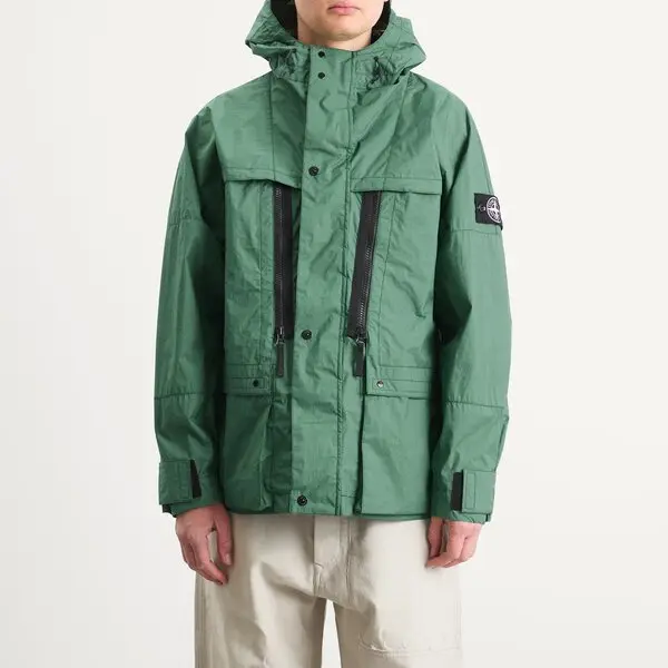 Stone Island Metal Lamina Ripstop Heat Reactive Short Parka Jacket