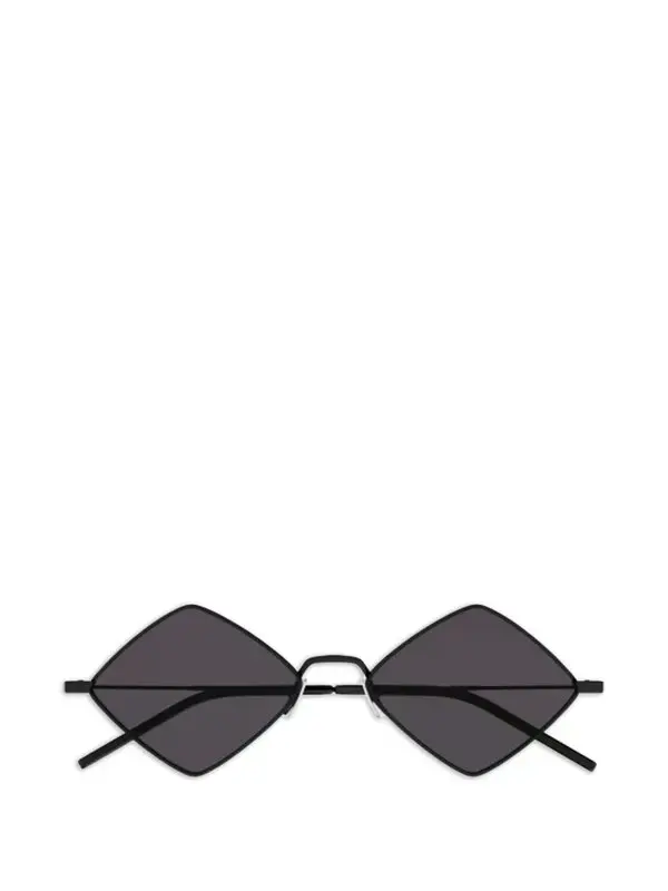 Saint Laurent Geometric-frame Sunglasses - Black