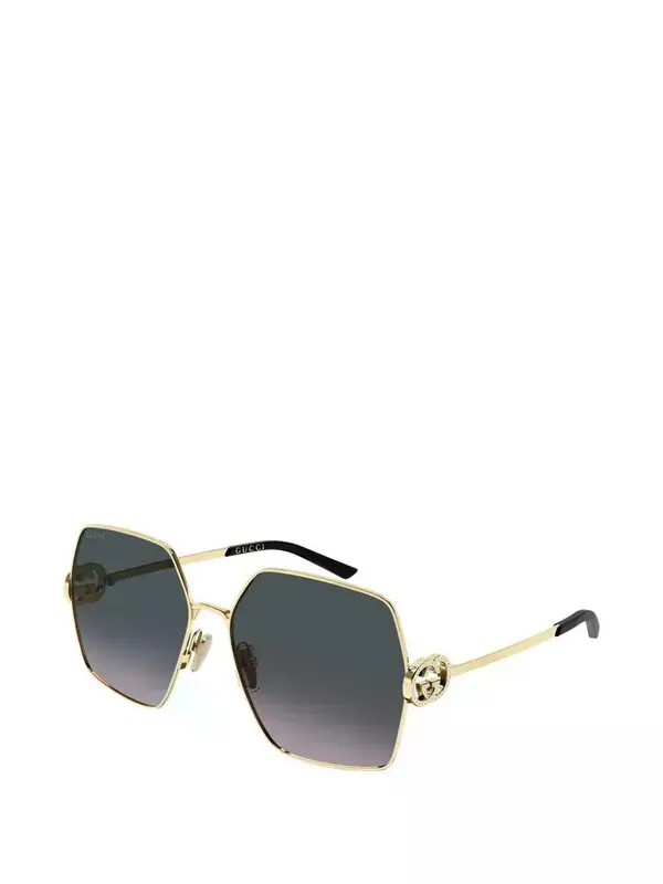 Gucci Oval-frame Sunglasses