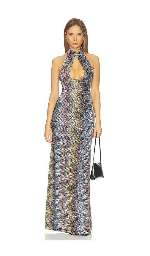 Missoni Sleeveless Long Dress - Black