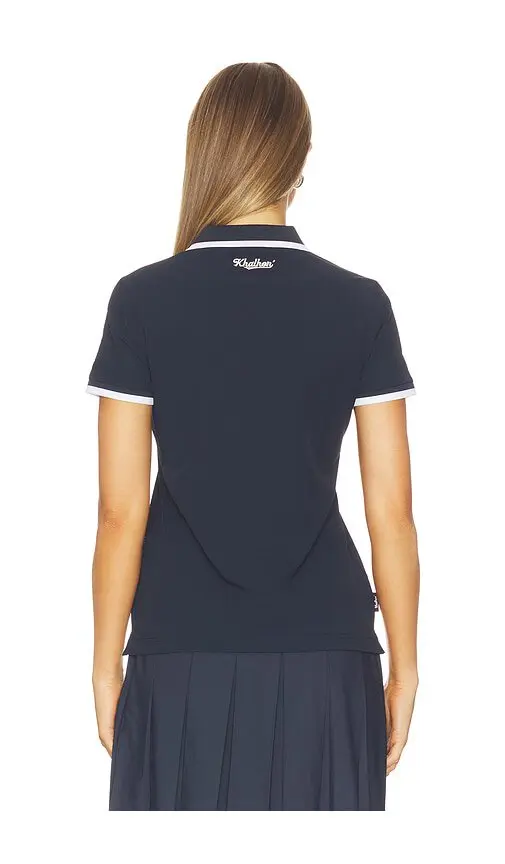 KHALHON Short Sleeve Performance Polo Top