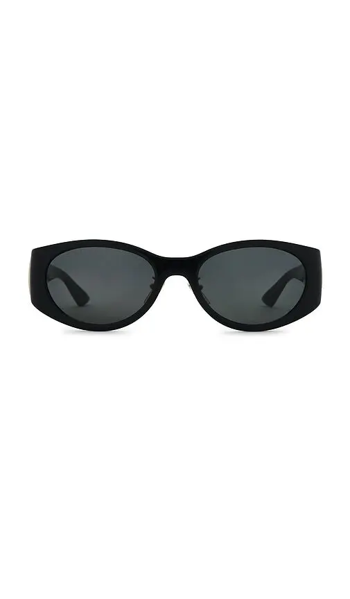 Gucci Oval Sunglasses - Black