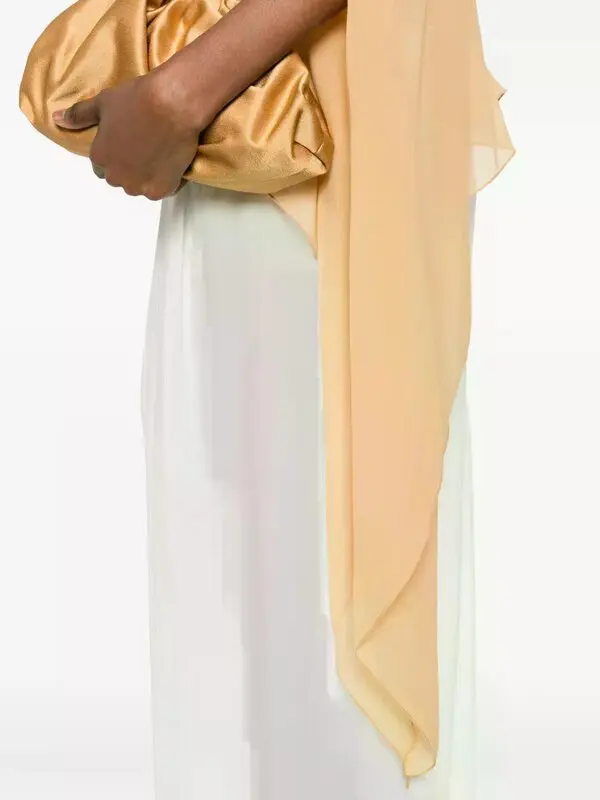 Antonelli Firenze Melone Asymmetric Draped Top - Neutrals