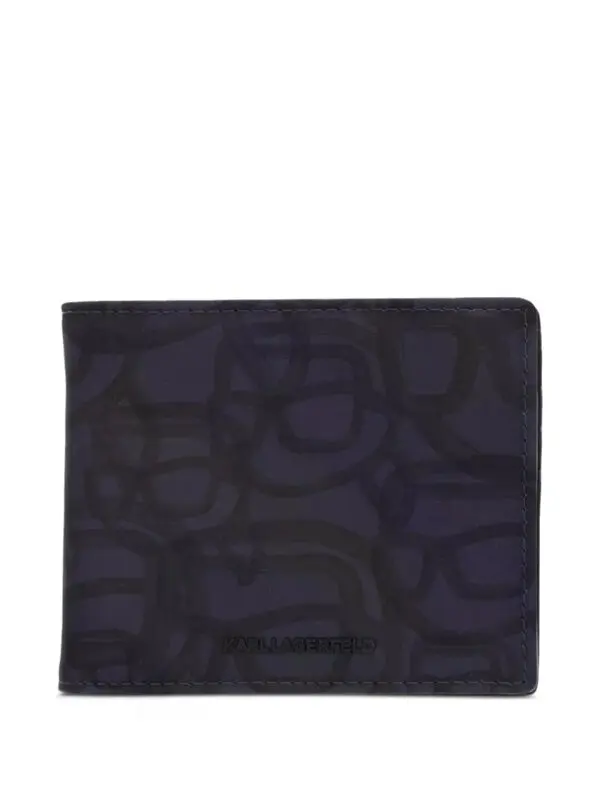 Karl Lagerfeld Logo Bi-fold Wallet - Grey