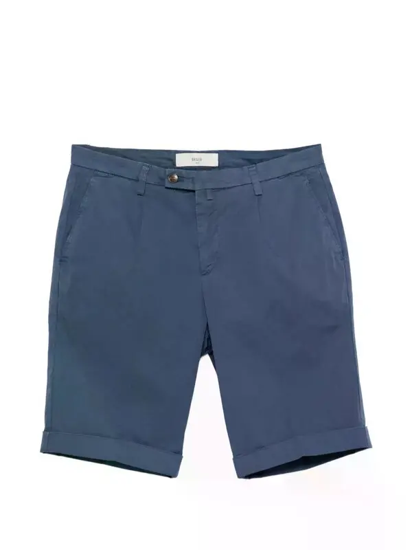 BRIGLIA 1949 Turn-up Hem Shorts - Blue