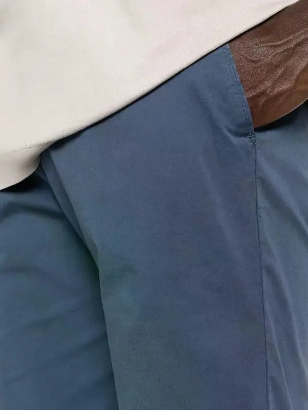 BRIGLIA 1949 Turn-up Hem Shorts - Blue
