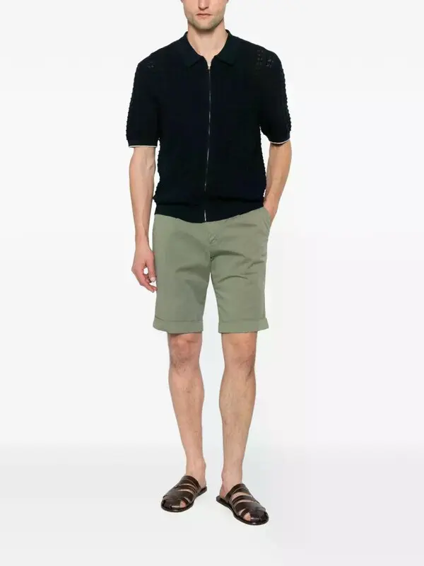BRIGLIA 1949 Pleated Turn-up Shorts