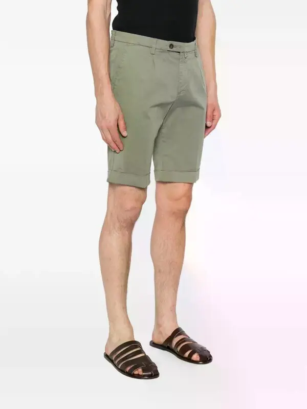 BRIGLIA 1949 Pleated Turn-up Shorts