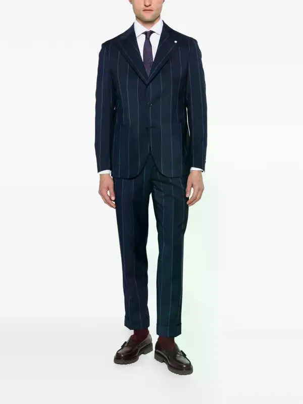 LUIGI BIANCHI MANTOVA Pinstripe-pattern Suit