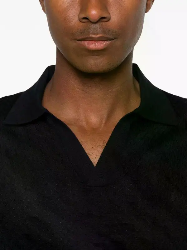 MONTECORE V-neck Knitted T-shirt