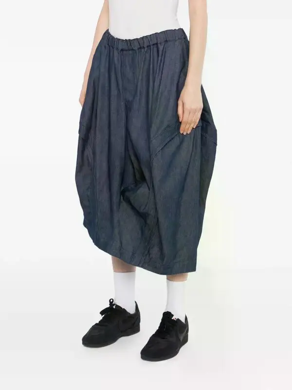 Comme Des Garçons Drop-crotch Denim Trousers