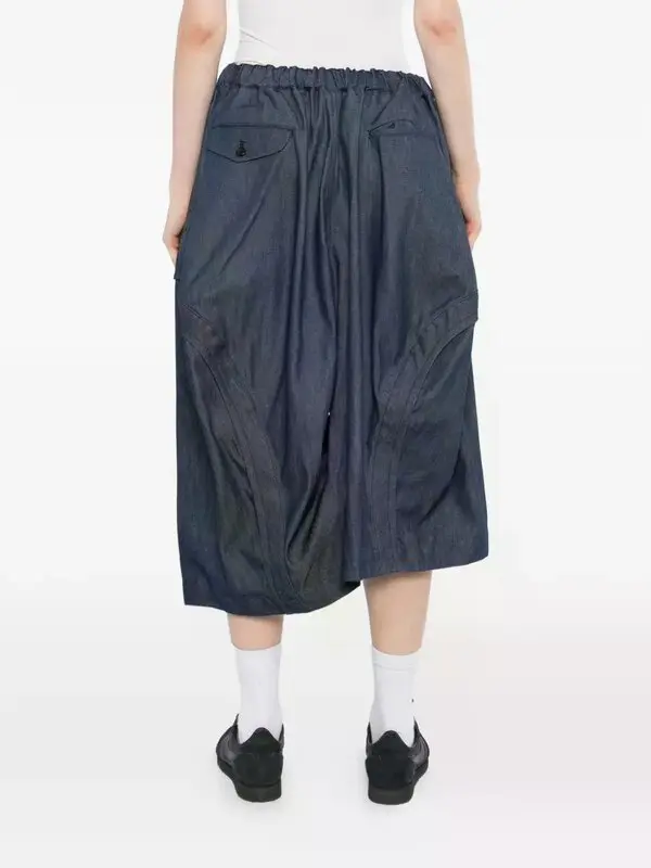 Comme Des Garçons Drop-crotch Denim Trousers