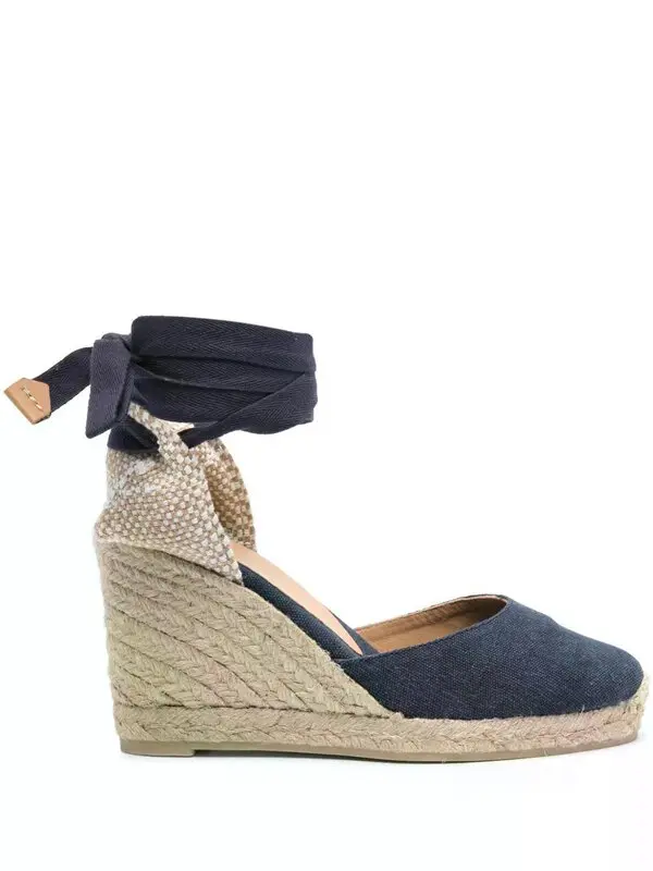 CastaÑer 90mm Carina Wedge Espadrilles - Blue