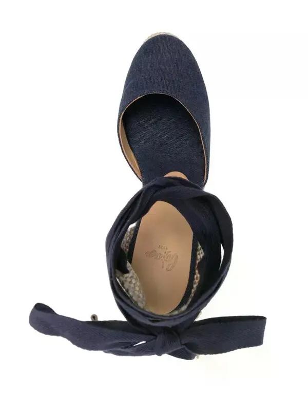 CastaÑer 90mm Carina Wedge Espadrilles - Blue