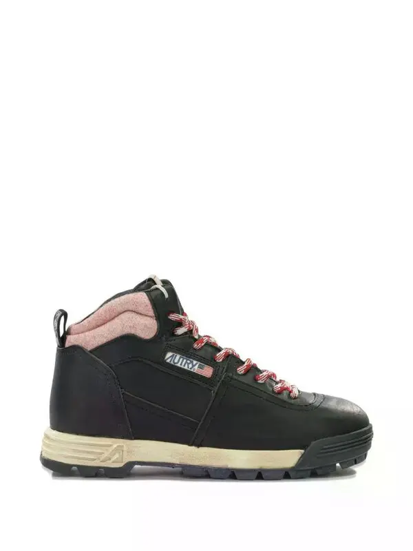 AUTRY Malga Leather Boots - Black